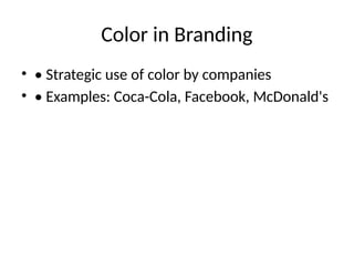 color theory graphic design course work | PPTX