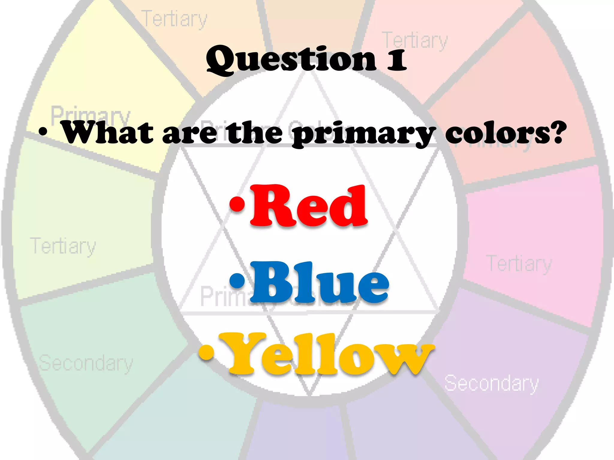 Color Theory Quiz | PPTX