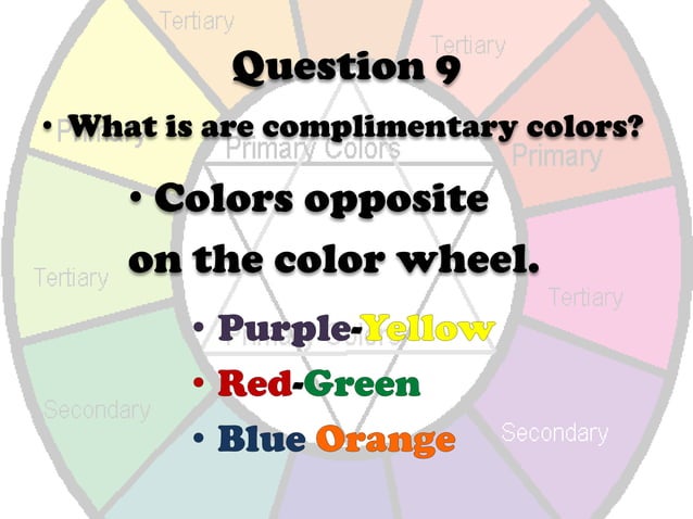 Color Theory Quiz | PPTX