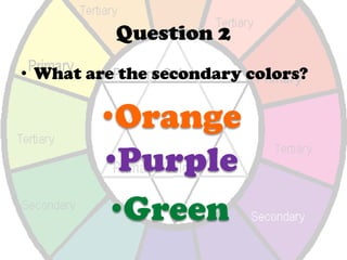 Color Theory Quiz | PPTX