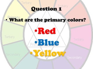 Color Theory Quiz | PPTX