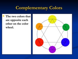 Color theory vocabulary | PPT