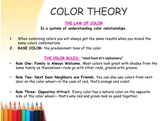 Color theroy level 1 | PPTX
