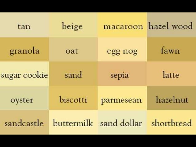 Color Thesaurus | PPTX