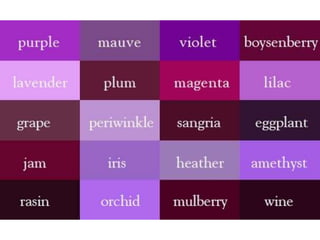 Color Thesaurus | PPTX