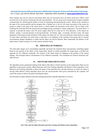 Color Tracking Robot | PDF