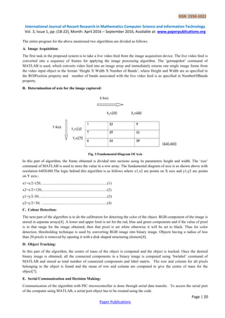 Color Tracking Robot | PDF
