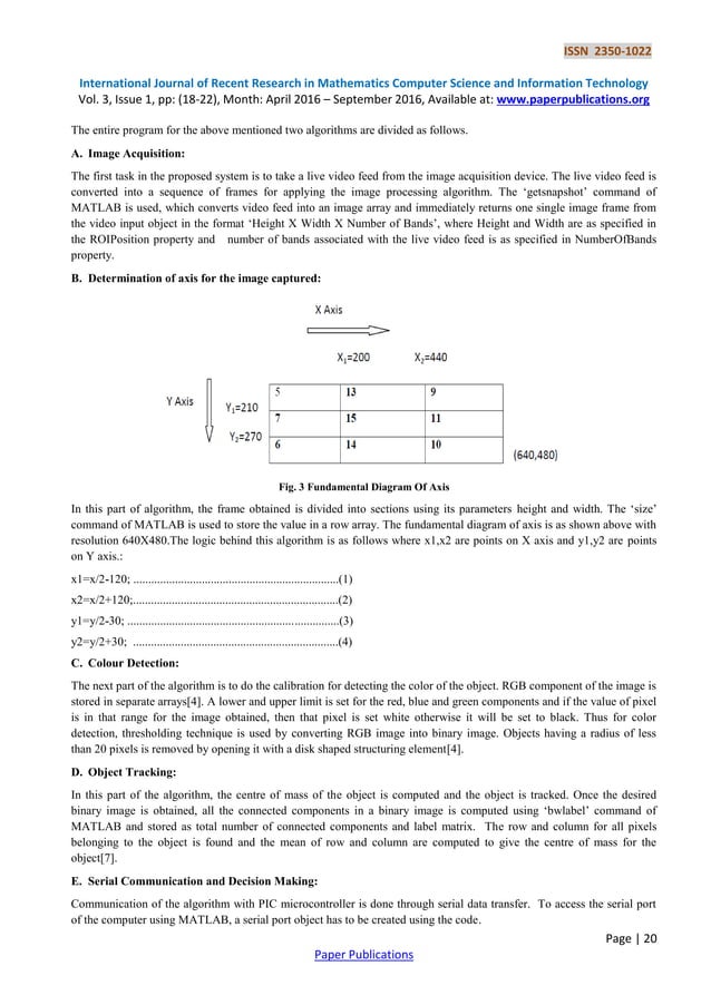 Color Tracking Robot | PDF
