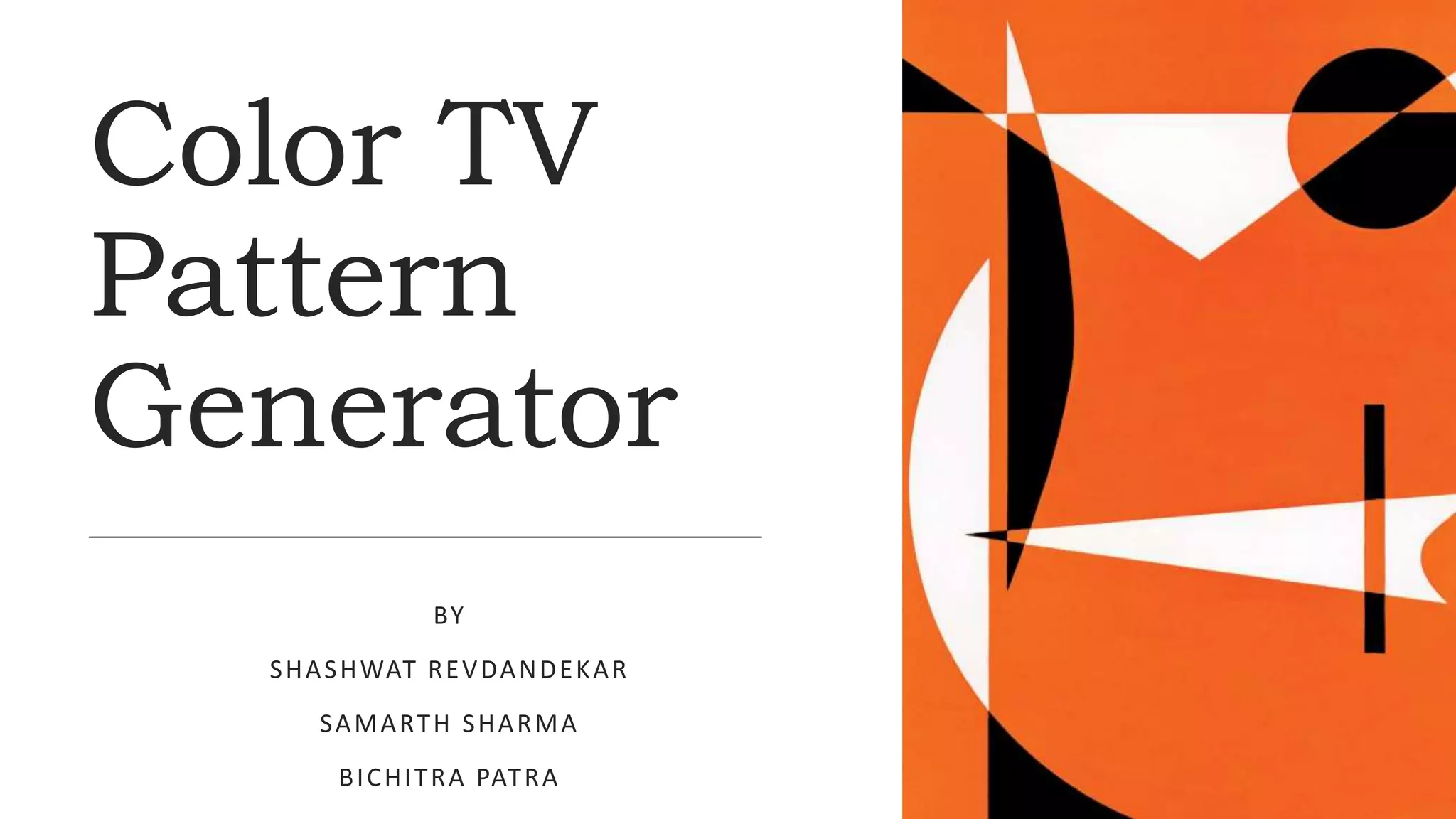 Color TV Pattern Generator.pptx