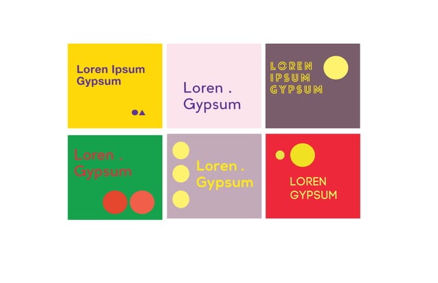 Color typeface combinations | PPT