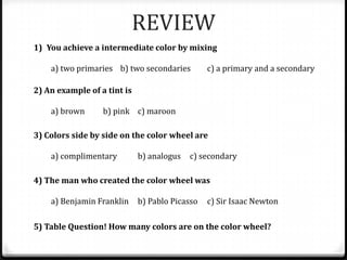 Element of Art - Color | PPTX