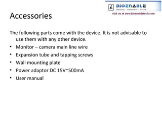 Color Video Door Phone | PPT