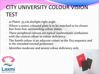 Colour vision and its clinical aspects | PPT