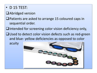 Color vision and its anomalies | PPTX