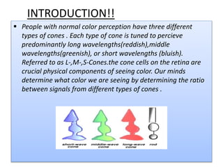 Color vision and its anomalies | PPTX
