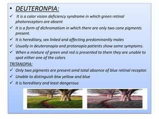 Color vision and its anomalies | PPT