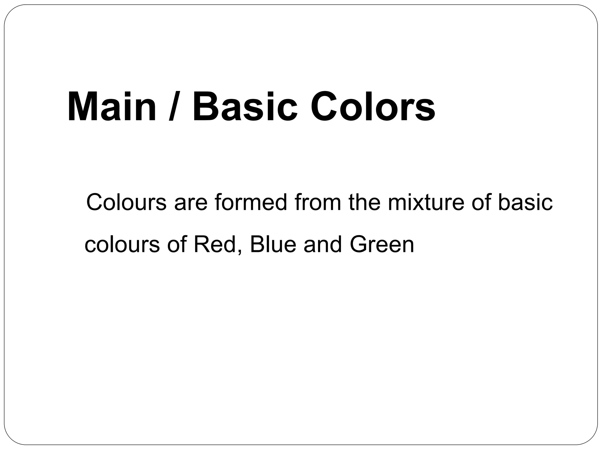 Color vision definition classification abnormalities and tests | PPT