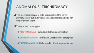 Color vision - concepts | PPTX