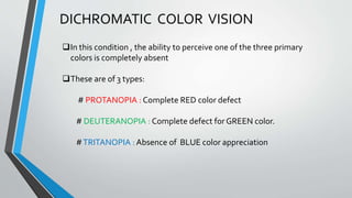 Color vision - concepts | PPTX