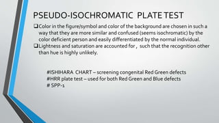 Color vision - concepts | PPTX