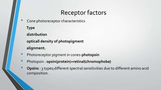 Color vision - concepts | PPTX