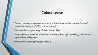 Color vision - concepts | PPT