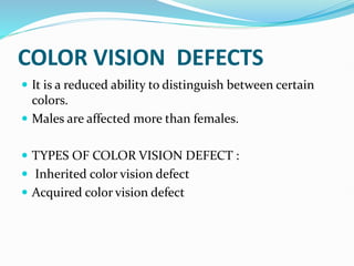 Color Vision by Atikur Rahman (dept. optometry, RIPANS) | PPTX