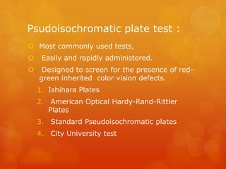 Color vision | PPTX