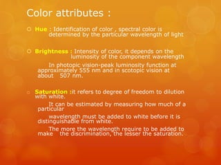 Color vision | PPTX