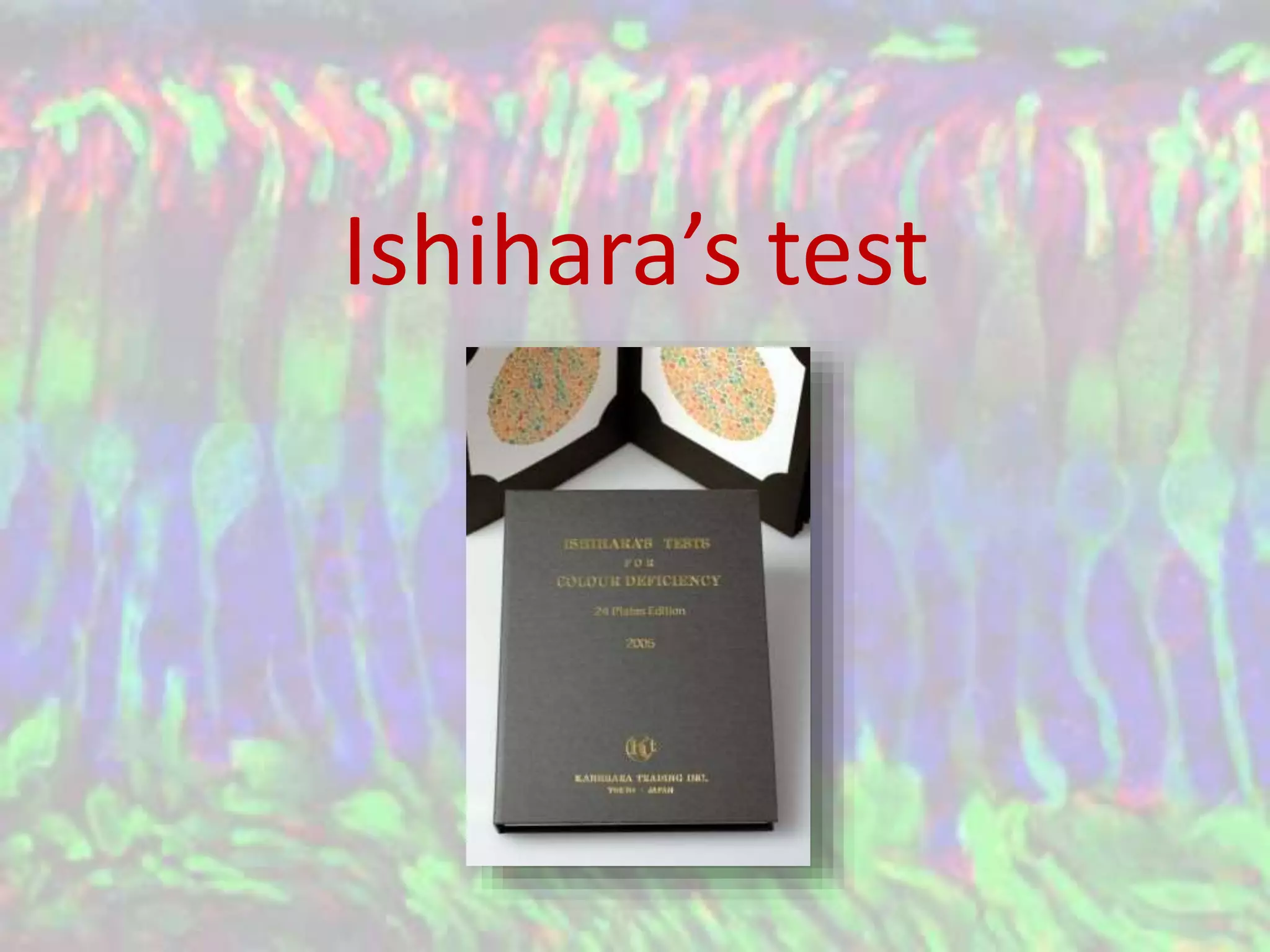 Color vision deficiency and ishiharas test | PDF
