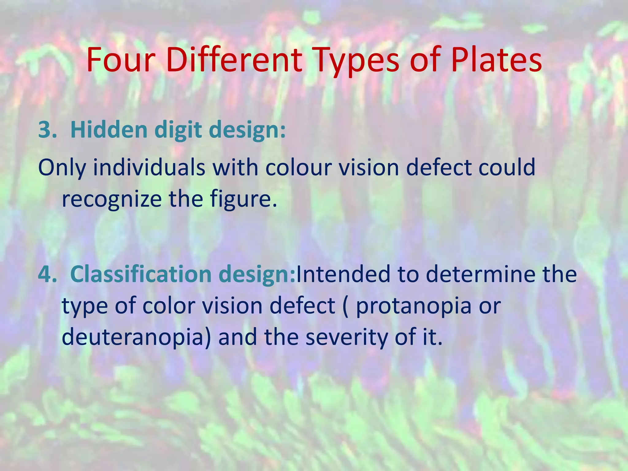 Color Vision Deficiency and Ishihara's Test | PPSX