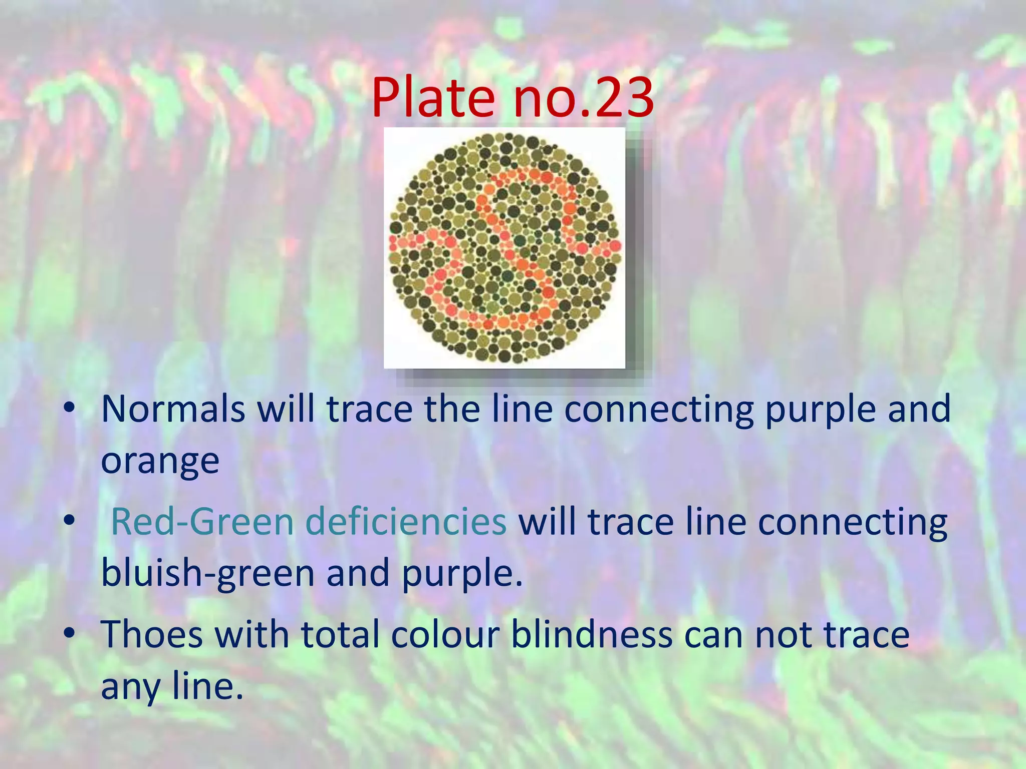Color Vision Deficiency and Ishihara's Test | PPSX