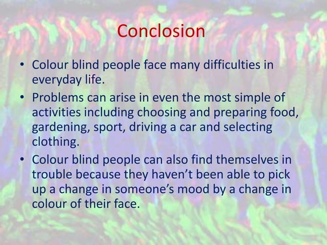 Color Vision Deficiency and Ishihara's Test | PPSX