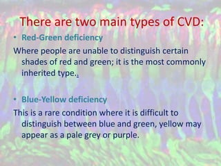 Color Vision Deficiency and Ishihara's Test | PPSX