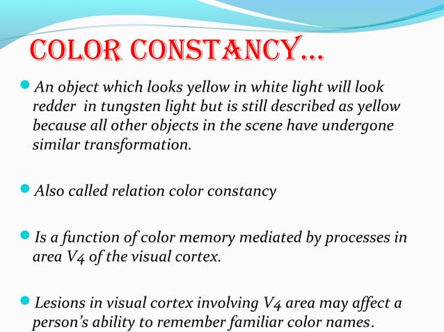 Color vision and physiological processes | PPT | Eye and Vision ...