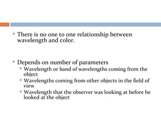 Color vision physiology, defects and different testing Procedures | PPT