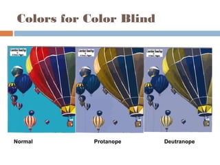 Color vision physiology, defects and different testing Procedures | PPT