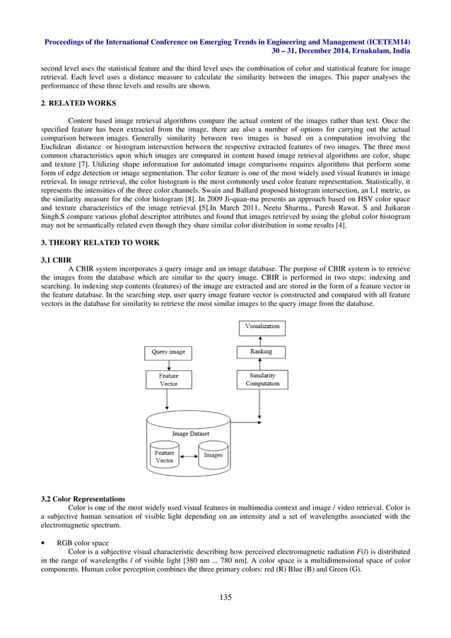 Color Vs Texture Feature Extraction And Matching In Visual Content