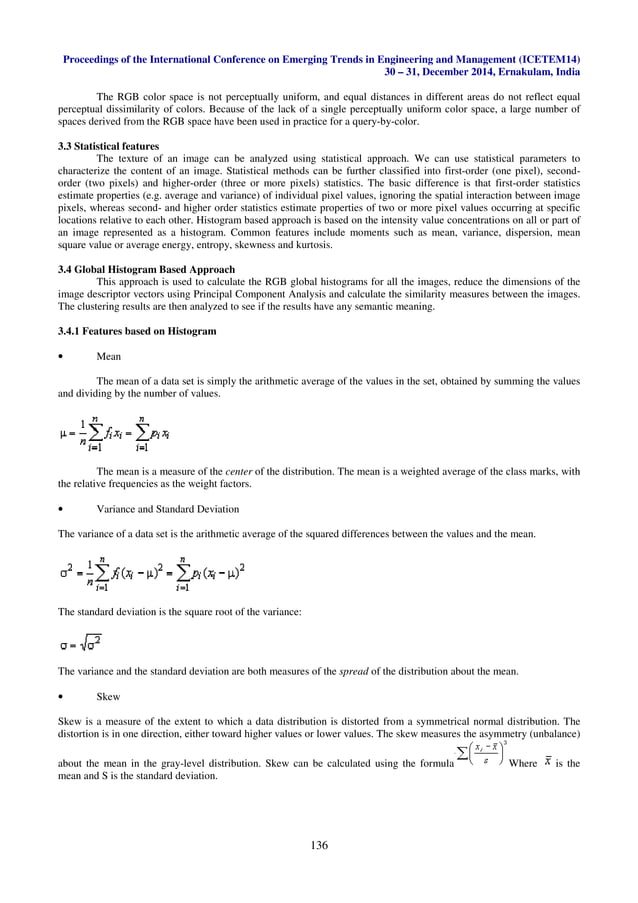 Color Vs Texture Feature Extraction And Matching In Visual Content