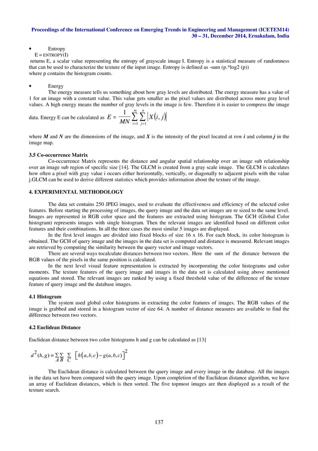 Color vs texture feature extraction and matching in visual content retrieval by using global ...