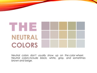 Colorwheel | PPT | Painting | Arts and Crafts