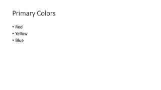 Color Wheel.pptx Mapeh 10 ARTS PRESENTATION | PPT