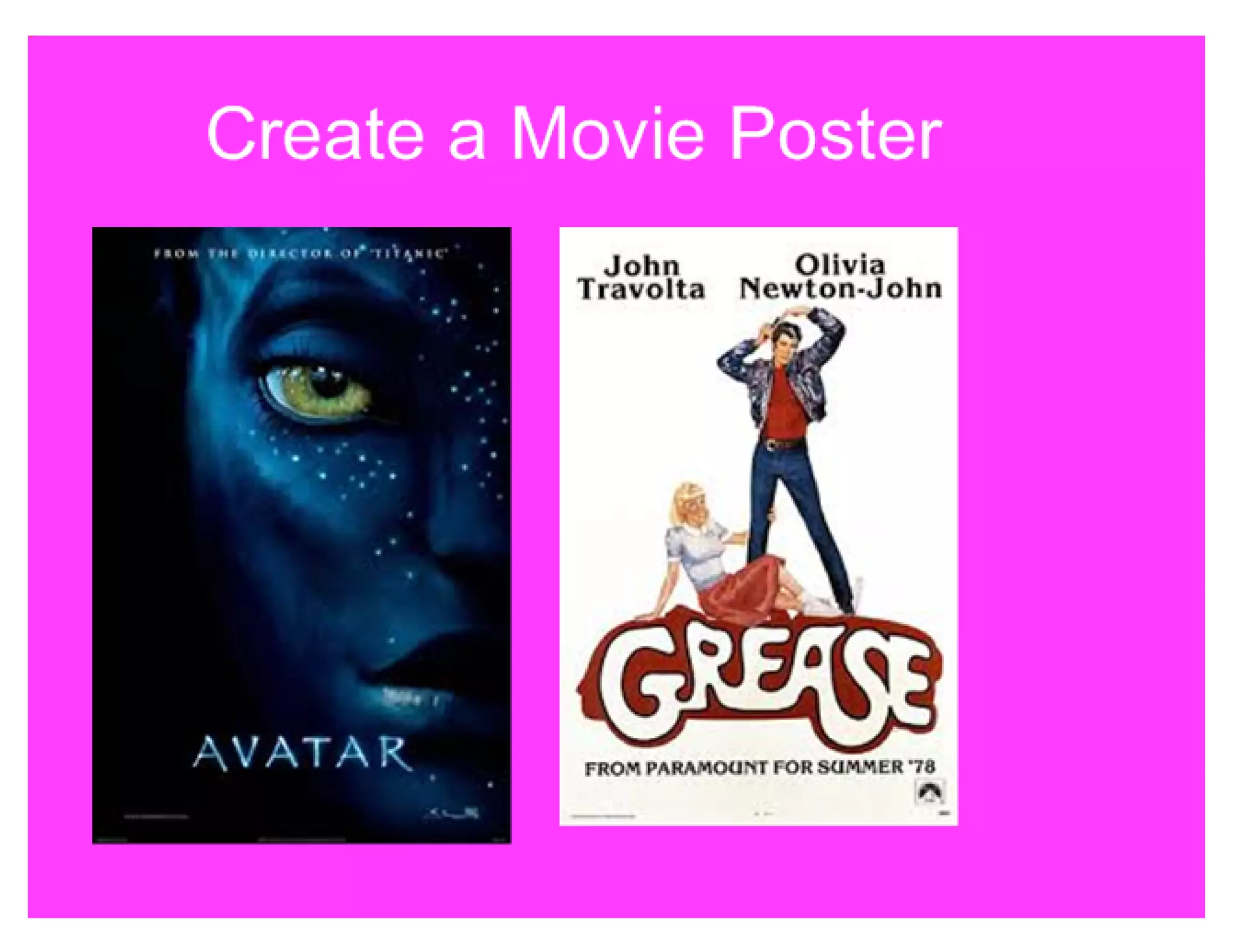 Color wheel and Movie Poster | PPT