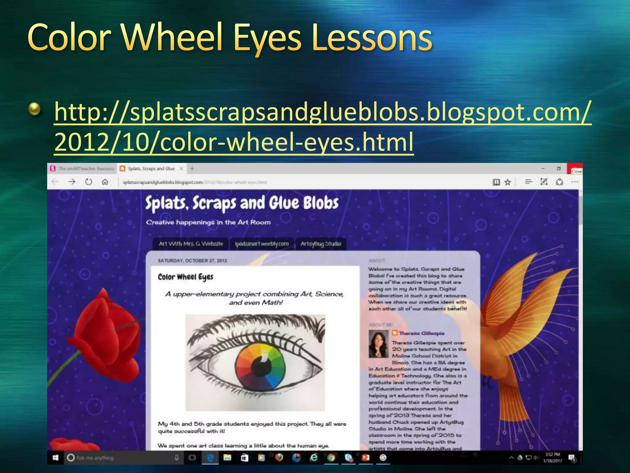 Color Wheel Eyes | PPTX