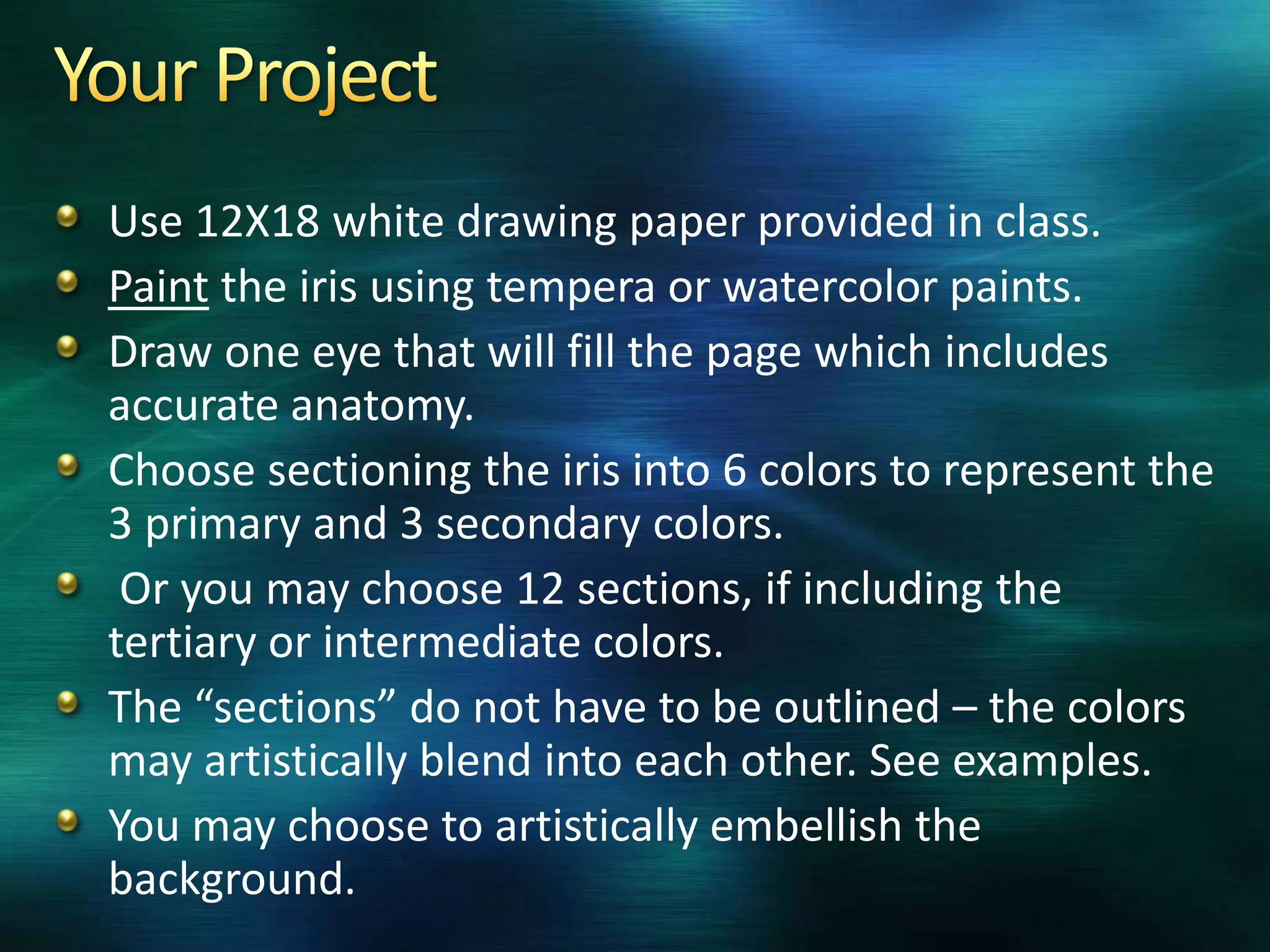 Color Wheel Eyes | PPTX