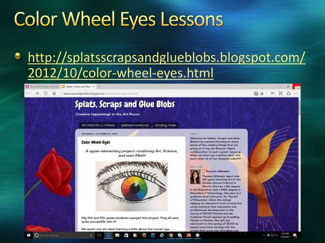 Color Wheel Eyes | PPTX | Painting | Arts and Crafts