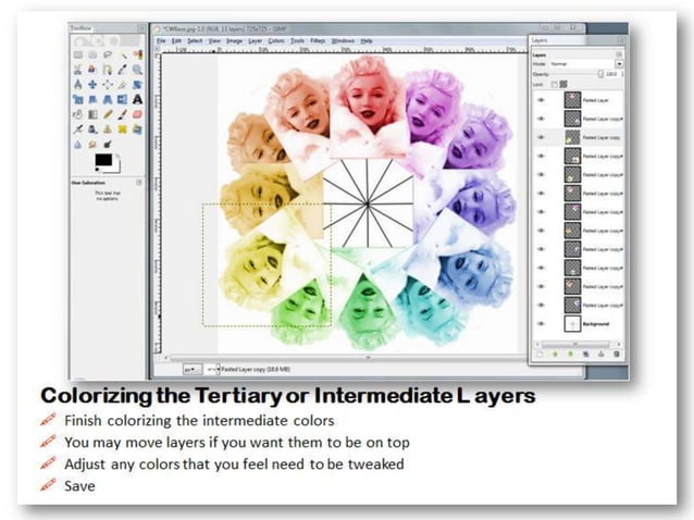 Portrait Color Wheel | PPT