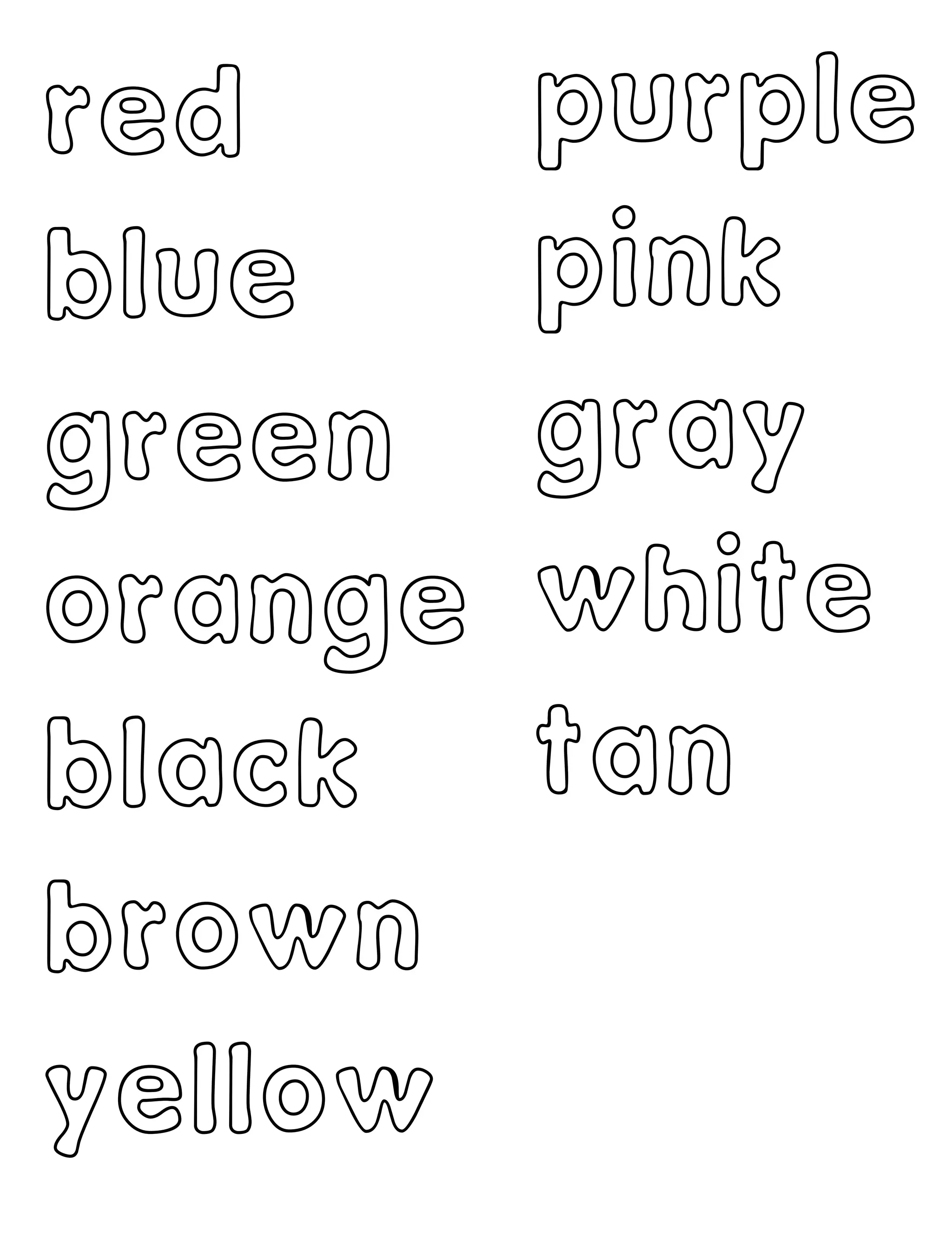 Color word identification | PDF