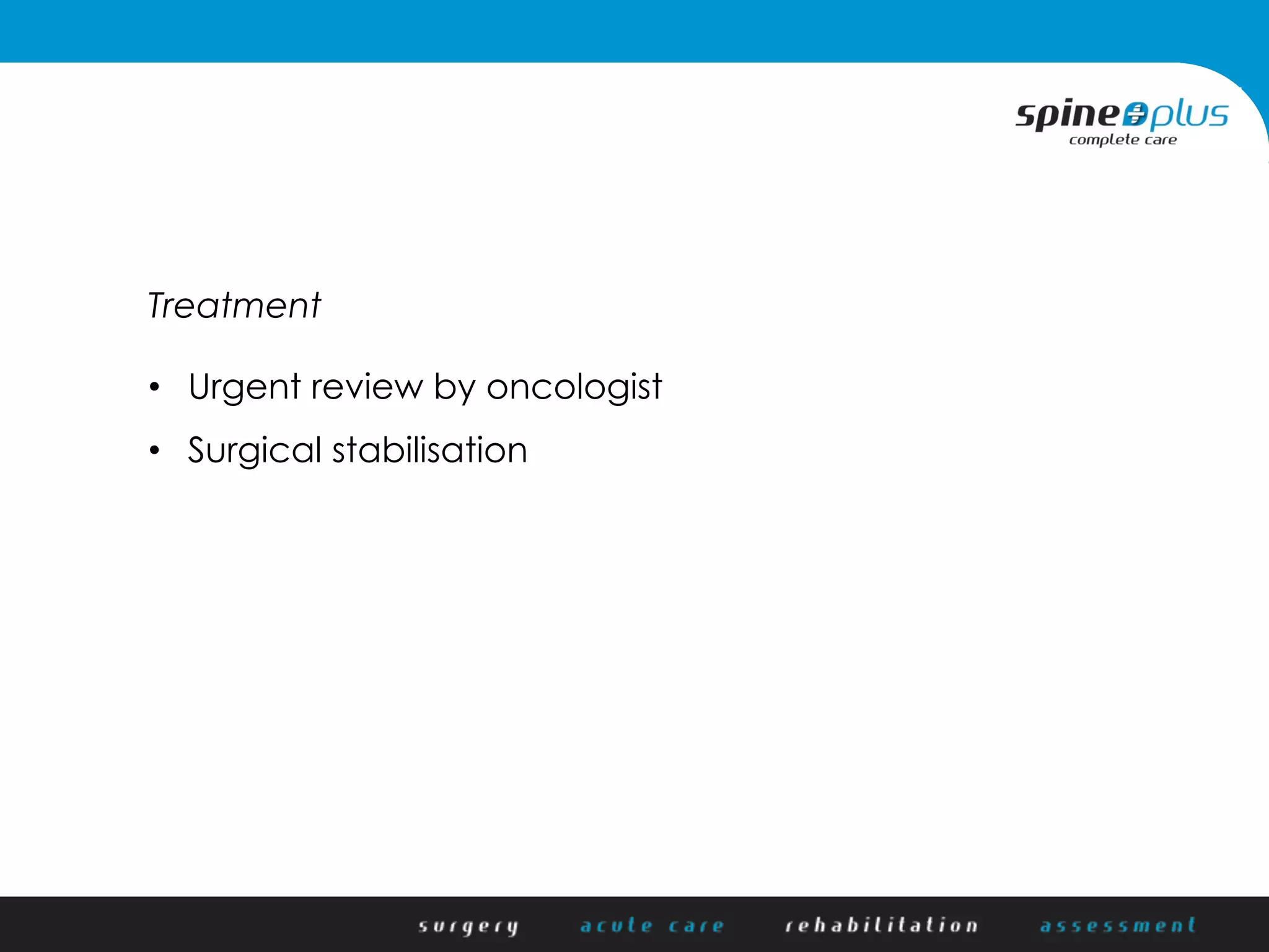 Spinal metastases | PDF