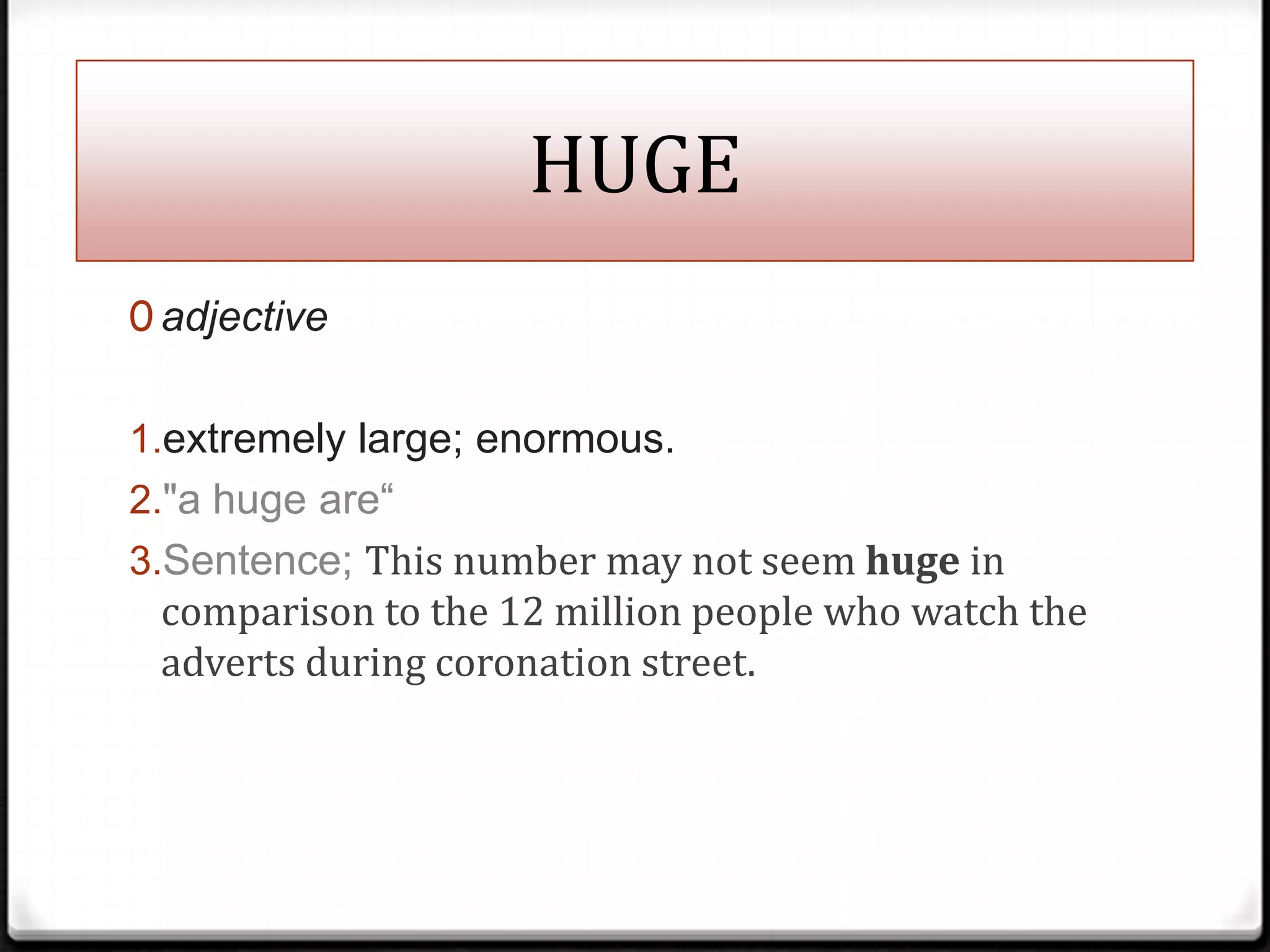 Colossal synonyms | PPTX